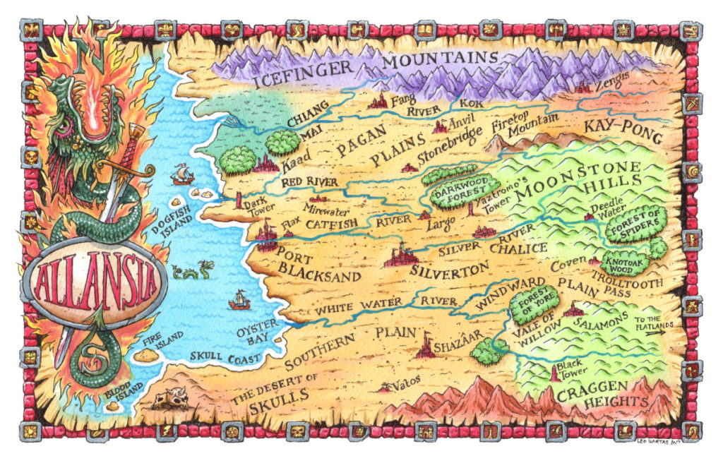 Illustrated Maps | Leo Hartas